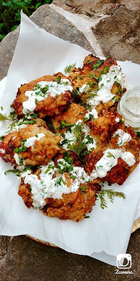 Ranch Fried Chicken | On the Menu @ Tangie's Kitchen
